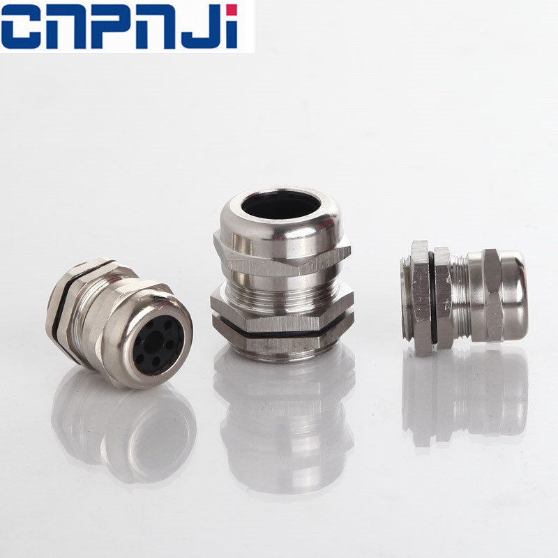 Brass waterproof wiring connector metal joints cable glands with CE ROHS IP68