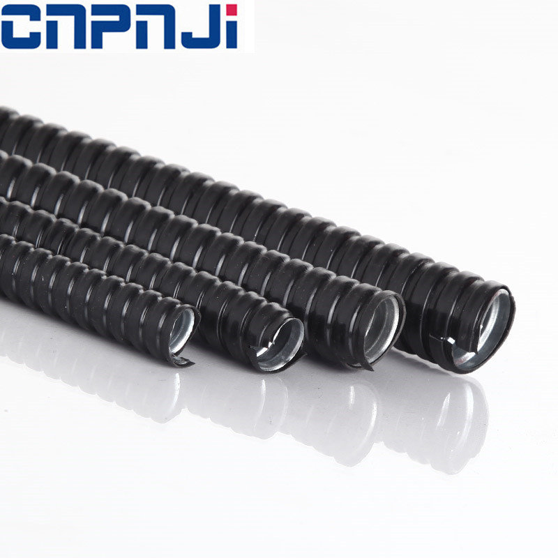 CNPJ manufacturer series plastic coated galvanized metal flexible corrugated conduit pipe