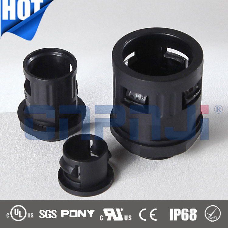 CNPJ IP68 nylon PA66 m20 m24 m25 fast connector for flexible corrugated pipe AD21.2