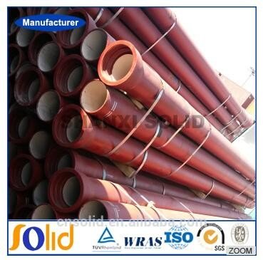 ISO2531/ EN545 ductile iron pipe k9/c25/c30/c40