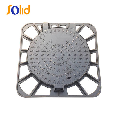 850X850 D400 Double hinge, double closing Square Sewage Manhole Cover in China