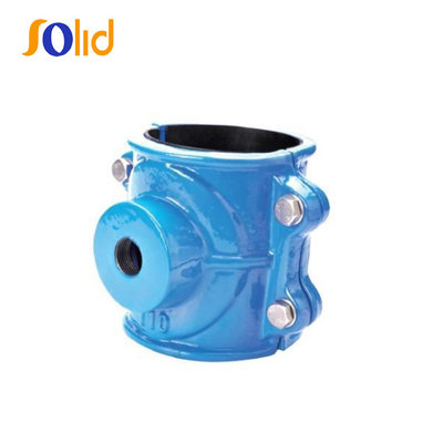 Ductile iron Saddle clamp for PVC/PE Pipe