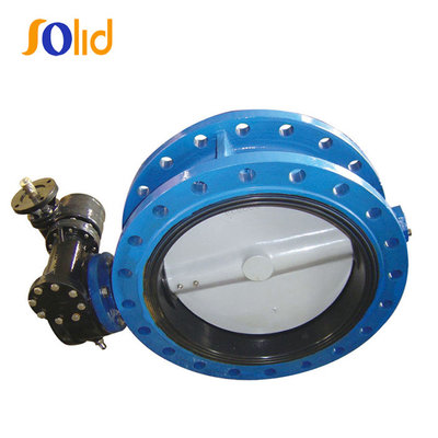 Double Flange Butterfly Valve With Rubber Vulcanized Seat