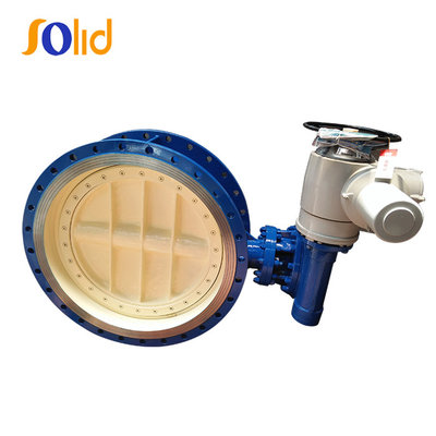 Manual CF8M/CF8 Hard Sealing Steel Flange Butterfly Valves