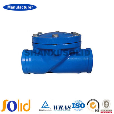 BS5153, PN10, PN16 Grooved end flexible disk check valve