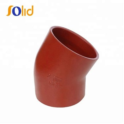 EN877 Standard Red Coated Cast Iron Pipe Fittings