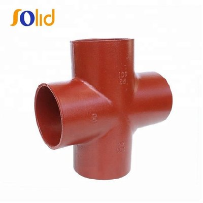 EN877 Standard Red Coated Cast Iron Pipe Fittings