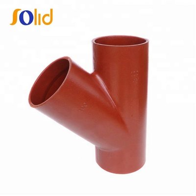 EN877 Standard Red Coated Cast Iron Pipe Fittings