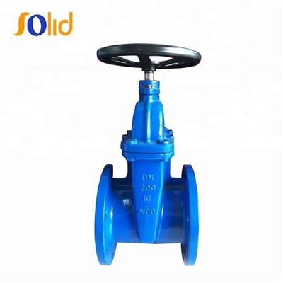 DN200 PN16 Flanged Resilient Seated Steam Gate Valve