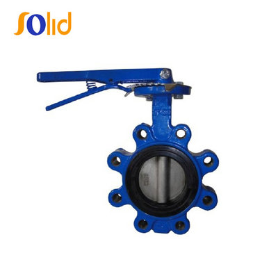 DIN3354 EN593 Lug Type Butterfly Valve with hand lever