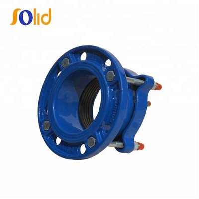 PE Pipe Flexible Joint Ductile Iron Flange 12 Inch Epoxy Powder Coating