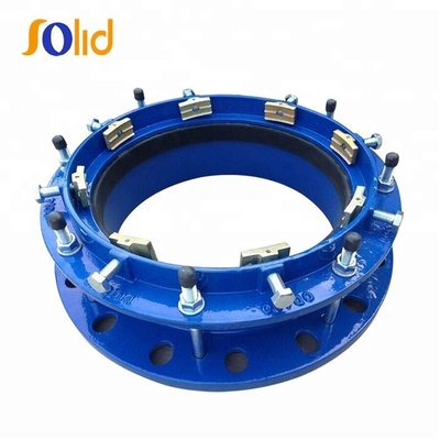 ISO2531,EN545 Ductile Iron Restrained flange adaptor for PE Pipe