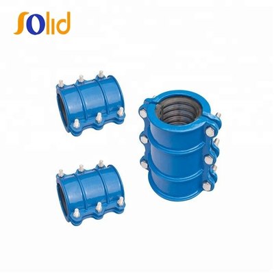 Two-Piece Type Ductile Iron Repair Clamp, split sleeves