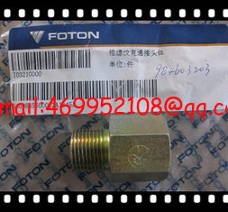 China FONTON TRUCK SPARE PARTS,TAPER THREAD STRAIGHT CONNECTOR,1104635600022 supplier