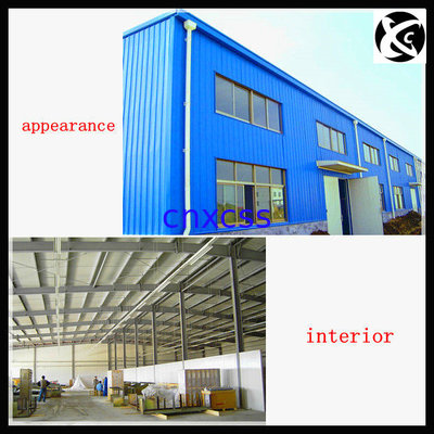 China made prefabricated steel work house light weight steel structure warehouse