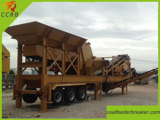 Tyre Type Stone Mobile Crushing Station