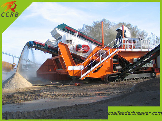Tracked Sandstone Portable Crushing Plant