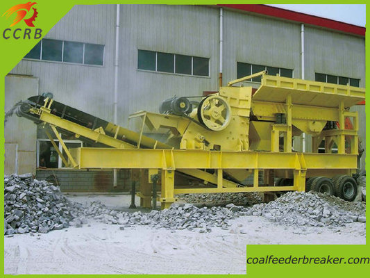 Trailer Type Mobile Primary Jaw Crusher