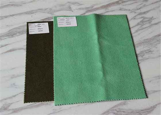 Diffrent Pure Colors Double Sided Wool Fabric , 100% Wool Coating Fabric 150CM Width