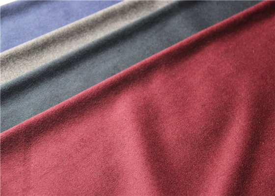 One Side Wool Coating Fabric 25% Viscose 35% Polyester For Dry Cleaning Dress