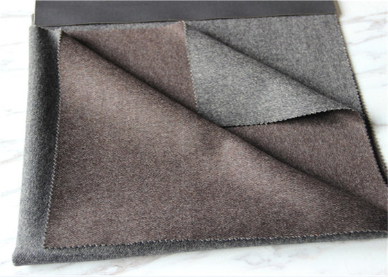 Heavyweight Twill Fabric Double Faced 780g Windproof Coat Wool Cold Proof