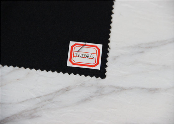 Versatile Wool Melton Fabric Black In Stock For Historical Clothing Replications