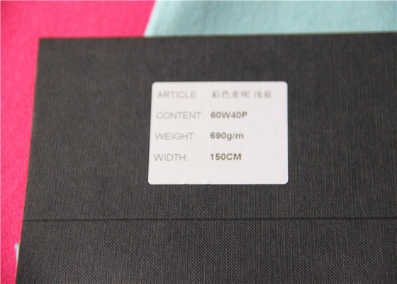 Windproof Colorful Worsted Wool Melton Fabric 690g Winter Warm Mens Fall Jackets