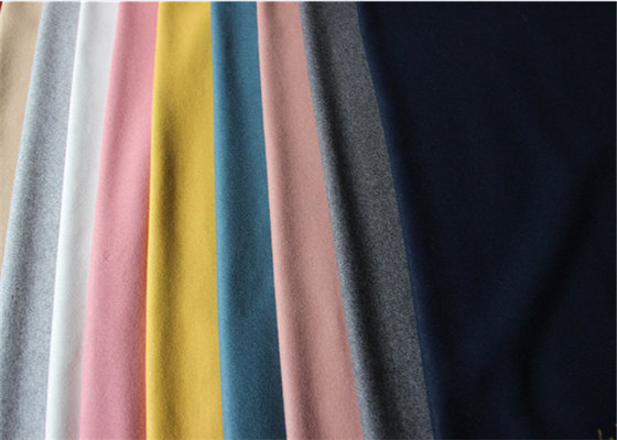 ISO9001 Lightweight Melton Wool Fabric In Stock 60% Wool 580 Gram Per Meter