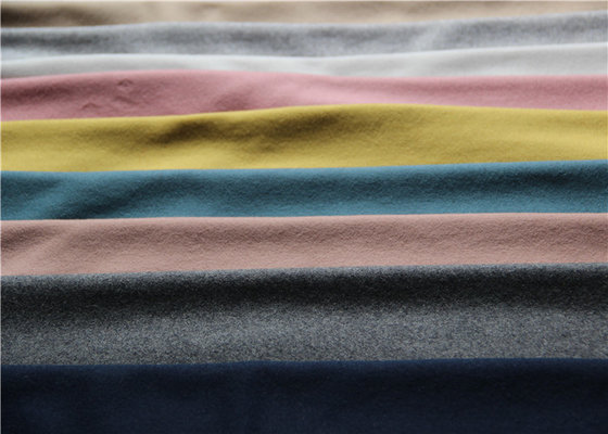 ISO9001 Lightweight Melton Wool Fabric In Stock 60% Wool 580 Gram Per Meter
