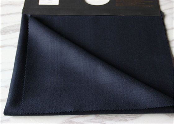 Unclear Blue Plaid Fabric 150 CM Width ,  Wool Coating Fabric With Light Tartan 770 G