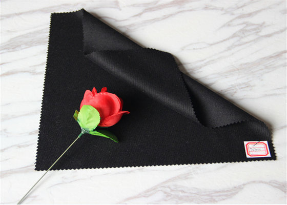 Bedding / Furniture / Jacket Twill Wool Fabric  Black Upholstery 150 CM Width Sturdy