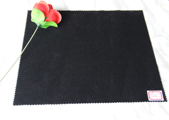 580 G / M Dark Coating Wool Fabric 30% Polyester For Black Coat Daily Wear