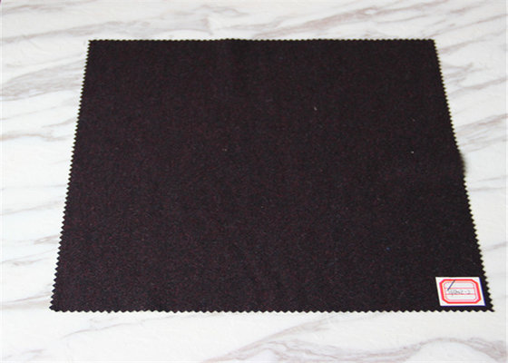 Dark Red / Purple Wool Flannel Fabric Lightweight Soft In Stock 60 Wool 380 Gram