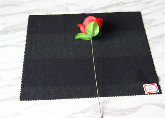 Green Strip Coating Wool Fabric Lightweight Warm Comfortable Long Coat