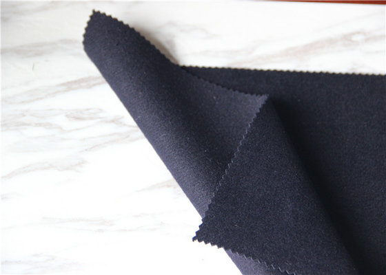 57" / 58" Width Navy Coating Wool Fabric In Stock 50w 720 G Per Meter OEM