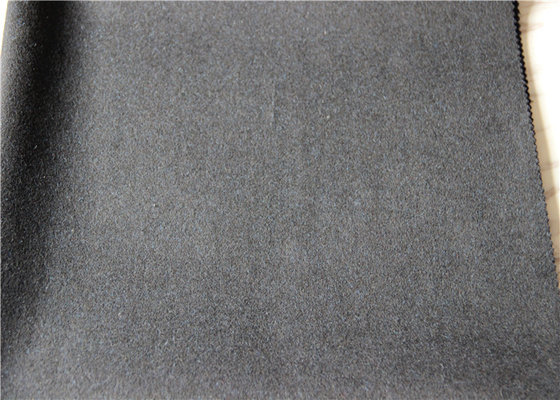 780 G / M Double Faced Wool Coating Fabric Navy And Dark Green With Unclear Twill