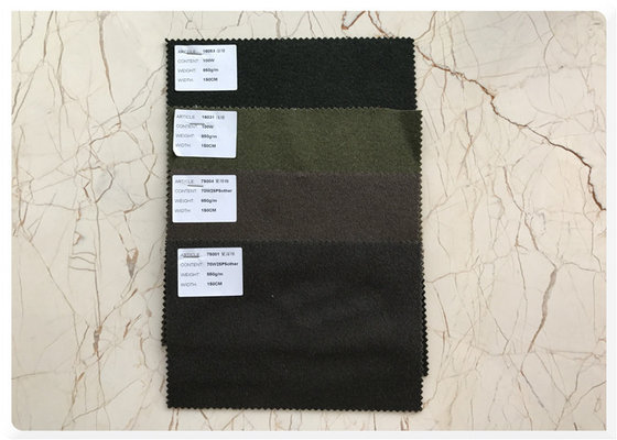 Cold Season 720 G / M Double Faced Wool Fabric Dark Green 150CM Width