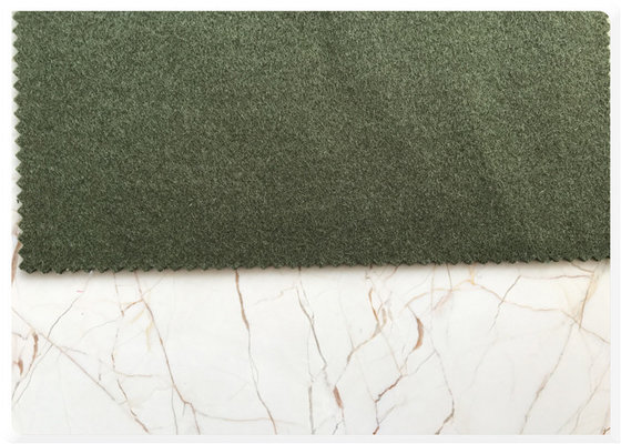 Cold Season 720 G / M Double Faced Wool Fabric Dark Green 150CM Width