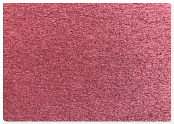 Light Red Series Double Faced Wool Fabric Anti Pilling Windproof For Ladies Winter Clothes