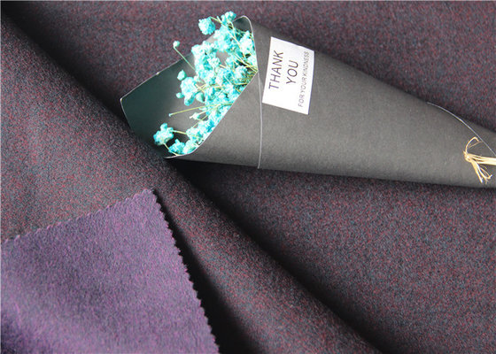Customized Twill Double Sided Coat Wool Fabric, Different Color Mens Winter Vest Fabric
