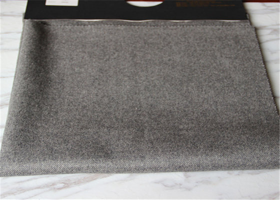 Over Twill Double Faced Wool Coating Fabric 57" / 58" Width Light+Medium Gray