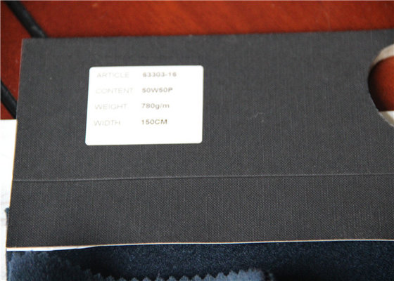 Double Faced Wool Suiting Fabric , 50% Wool Cashmere Coating Fabric 150CM