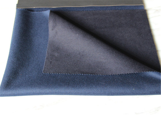 50% Wool Double Faced Cashmere Fabric With Different Color 780 G / M In Stock
