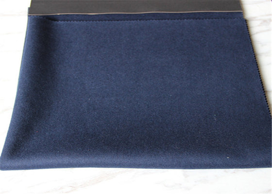 50% Wool Double Faced Cashmere Fabric With Different Color 780 G / M In Stock