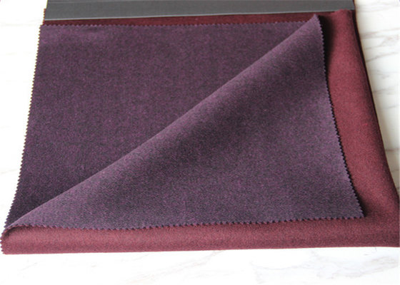 Various Colors Double Sided Wool Fabric For Top / Medium Grade Garments