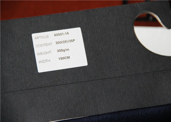 Royal Blue Over Coating Wool Fabric OEM For Women's/Men/s Winter Coats