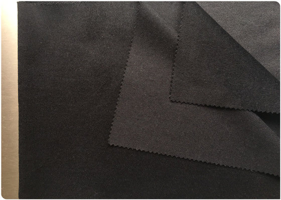Striped Wool Fabric With Unclear Black Pinstripe , Cashmere Coating Fabric 30% Wool
