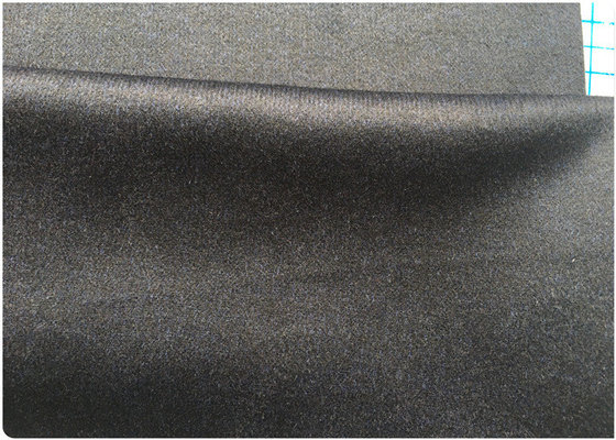 Pinstripe 360g Lightweight Wool Fabric Black With Royal Blue 30 W 45 P 25 V