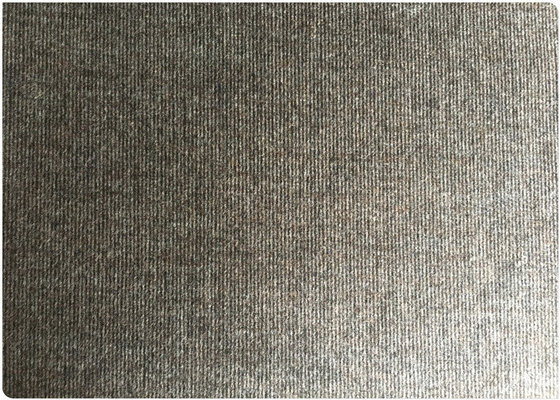 Autumn 30% Wool Serge Fabric With Brown Pinstripe , Early Winter Suit Wool Fabric