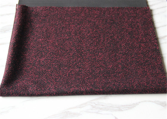 Scarf Herringbone Knitted Terry Cloth Fabric 50% Wool 620 G / M Dry Cleaning